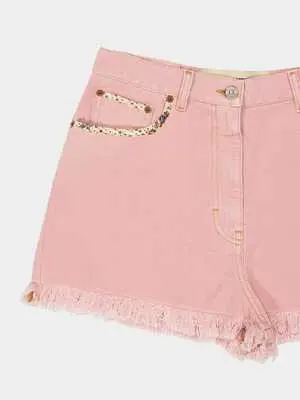 Valentino Garavani Casual Fit Denim Shorts - Pink