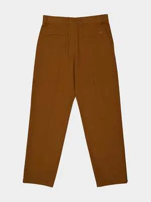 Valentino Garavani Cotton Gabardine Chino Pants - Brown