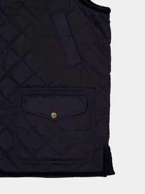Valentino Garavani Quilted Sleeveless Vest With Embroidered Patch