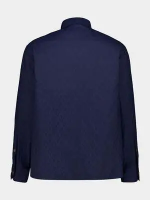 Valentino Garavani Cotton Blend Gulf Jacket - Blue