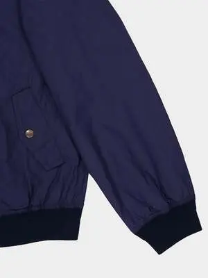 Valentino Garavani Gulf Cotton Bomber Jacket - Blue