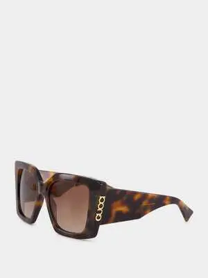 Gucci Tortoiseshell Cat-eye Sunglasses