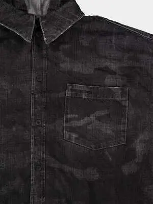 Balenciaga Cotton Shirt Parka - Black