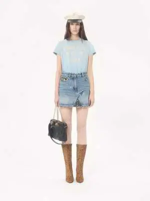 Valentino Garavani Cotton Jersey T-shirt - Blue