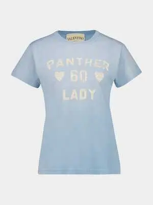 Valentino Garavani Cotton Jersey T-shirt - Blue