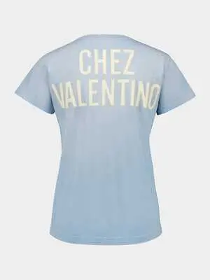 Valentino Garavani Cotton Jersey T-shirt - Blue