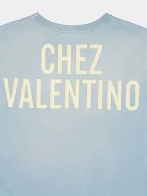 Valentino Garavani Cotton Jersey T-shirt - Blue