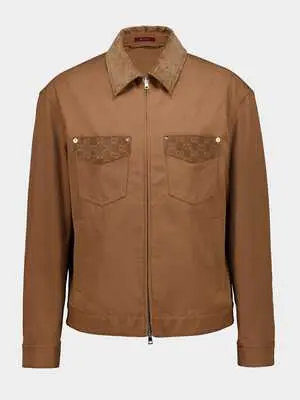 Gucci Cotton Jacket With Gg Monogram