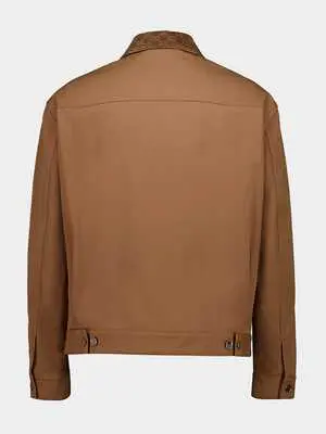 Gucci Cotton Jacket With Gg Monogram