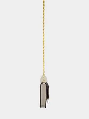 Gucci Sphinx Calfskin Wallet With Removable Chain - Beige