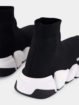 Balenciaga Speed 2.0 Knit Sneakers - Black
