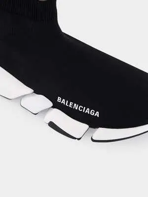 Balenciaga Speed 2.0 Knit Sneakers - Black