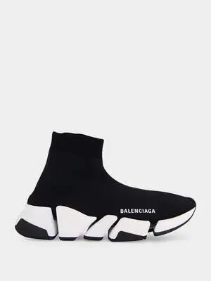 Balenciaga Speed 2.0 Knit Sneakers Black