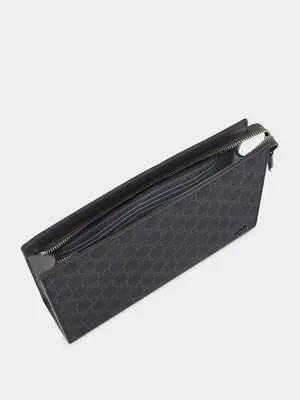 Gucci Gg Supreme Small Pouch With Ceramic-effect Gg Detail