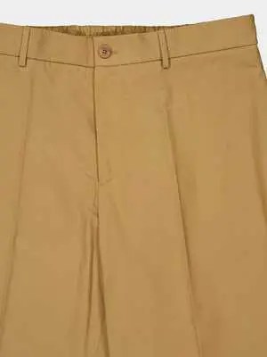 Moncler Technical Cotton Blend Trousers - Beige
