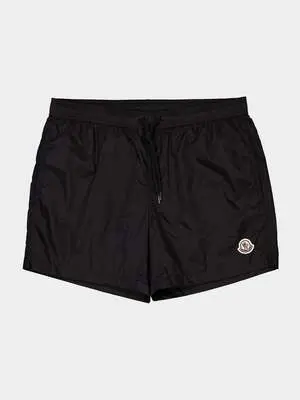 Moncler Nylon Swim Shorts - Black
