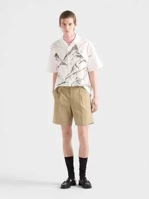 Prada Cotton Bermuda Shorts