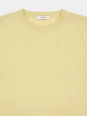 LEMAIRE Wool And Cashmere Crewneck Sweater - Yellow