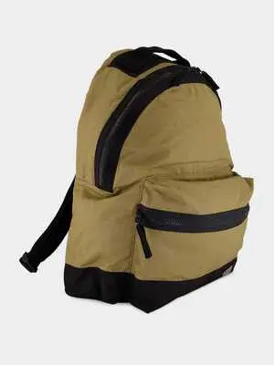 Stone Island Military Double Coated Cotton Ripstop Backpack - Green