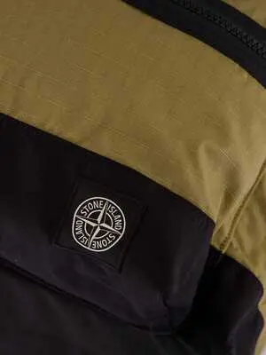 Stone Island Military Double Coated Cotton Ripstop Backpack - Green