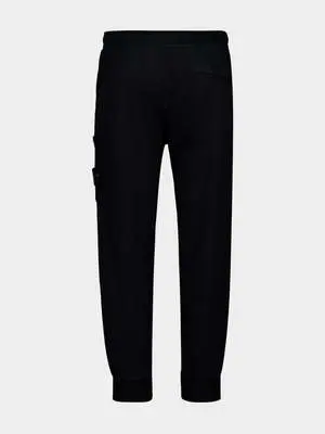 Stone Island Cotton Joggers - Black