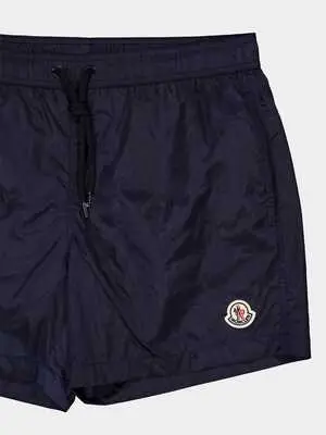 Moncler Nylon Swim Shorts - Blue