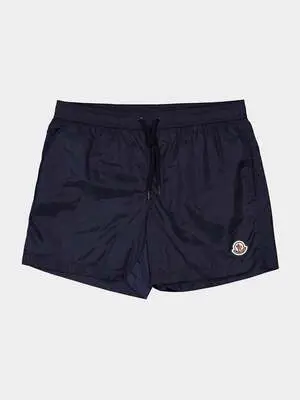 Moncler Nylon Swim Shorts - Blue