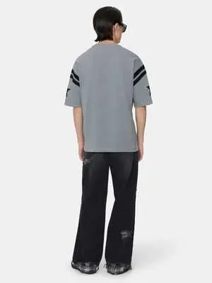 Amiri Flannel Repair Baggy Jeans