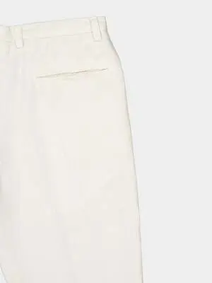 Boglioli Linen Straight Fit Trousers