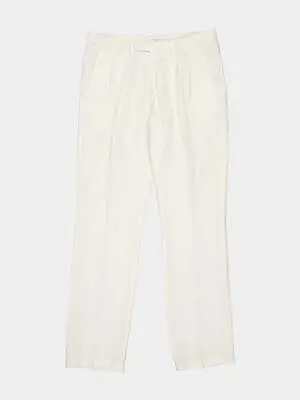 Boglioli Linen Straight Fit Trousers