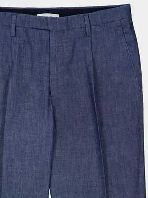 Boglioli Straight Fit Cotton Trousers