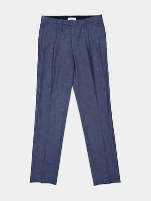 Boglioli Straight Fit Cotton Trousers