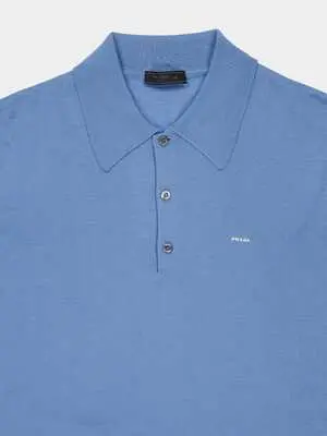 Prada Superfine Wool Polo Shirt