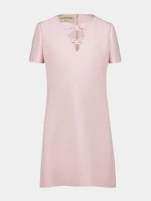 Valentino Garavani Mini Virgin Wool Dress - Pink