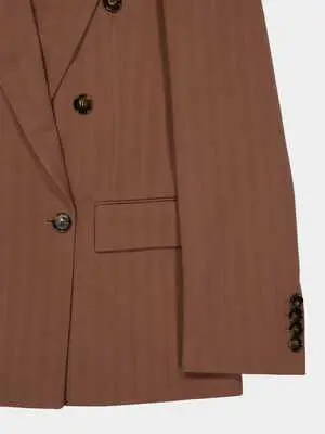 Stella McCartney Sienna Oversized Blazer - Brown