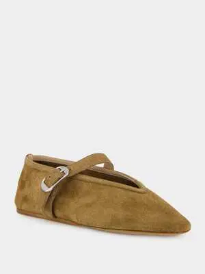 Le Monde Beryl Taupe Stella Suede Slipper - Brown