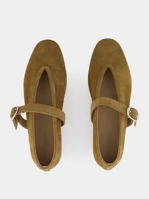 Le Monde Beryl Taupe Stella Suede Slipper - Brown