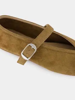 Le Monde Beryl Taupe Stella Suede Slipper - Brown