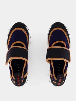 Marni Mary Jane Running Sneakers - Blue