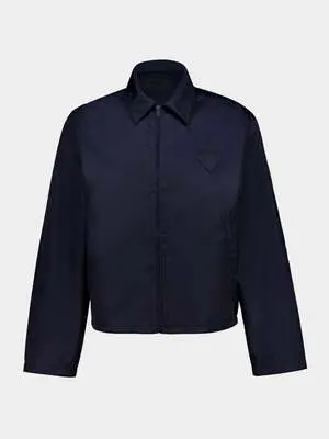 Prada Re-nylon Blouson Jacket - Blue