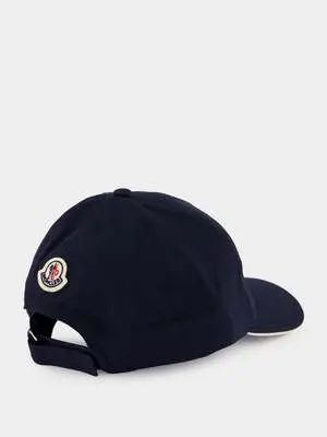 Moncler Logo Baseball Cap - Blue