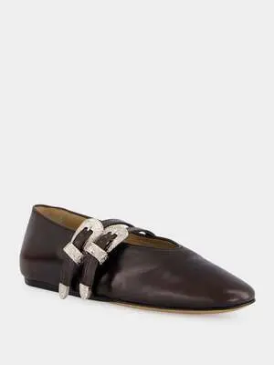 Le Monde Beryl Claudia Slipper - Brown