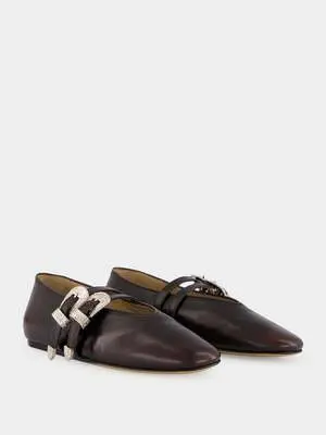 Le Monde Beryl Claudia Slipper - Brown