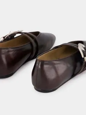 Le Monde Beryl Claudia Slipper - Brown