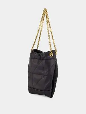 Saint Laurent Small Jamie Pouch In Lambskin - Black
