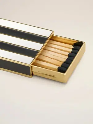 AMI Paris De Coeur Striped Box