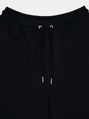 AMI Paris De Coeur Cotton Shorts - Black