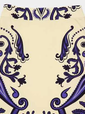 Johanna Ortiz Printed Silk Crêpe De Chine Skirt - Multicolour
