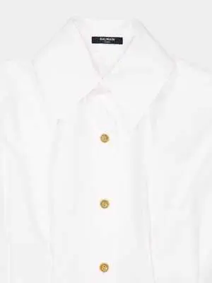 Balmain Poplin Shirt Dress
