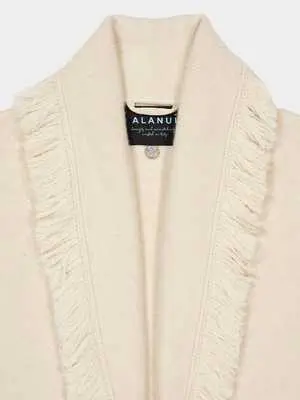 Alanui Cashmere-cotton Fringed Cardigan